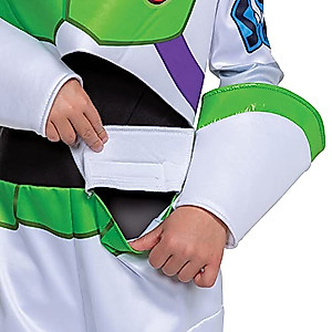 Buzz Lightyear Adaptive Costume for Kids, Official Adaptive Pixar Toy Story Costume with Accessibility Features, Classic Size Small (4-6) Multicolored