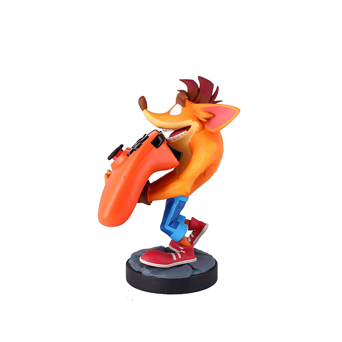 Exquisite Gaming: Crash Bandicoot 4 - Original Mobile Phone & Gaming Controller Holder, Device Stand, Cable Guys, Licensed Figure