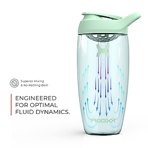 Promixx PURSUIT Protein Shaker Bottle – Premium Sports Blender Bottles for Protein Mixes and Supplement Shakes – Easy Clean, Durable Protein Shaker Cup