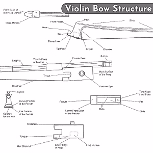 Viotti Carbon Fiber Violin Bow, Hand Crafted by Professional Violin & Bow Makers, Strong, Stiff & Well Balanced, Made with Mongolian Horse Hair, For Violinists & Fiddlers of All Skill Levels