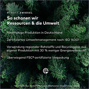 Schott Zwiesel 115850 red wine glass, clear, 6 glasses.