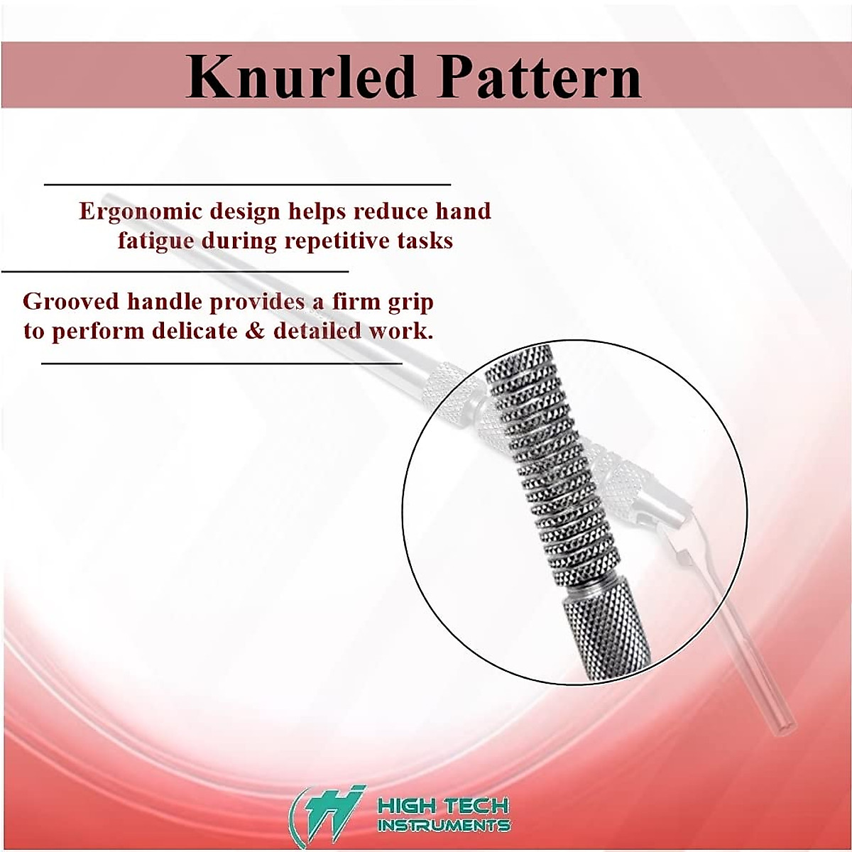 Scalpel Handle #4 Adjustable Stainless Steel Knife, With 180° Rotation Blade Holder Fits Blades No. 20-25 for Students & Biology Labs, DIY Crafts, Model Making, Repair Equipment