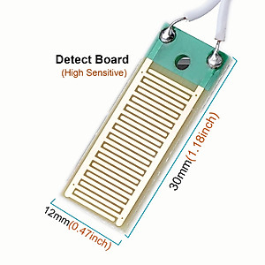 Topvico Water Leak Sensor Detector Flood Alarm for Basement Moisture 120dB Work Alone Battery Operated 3 Packs