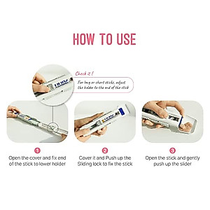 ADDY & PLUSY PHERMES ONECHU Sliding Cat Strip Squeeze Spoon Paste Cat Snack, Liquid Snack/Cat Strip Spoon Pet Snack Spoon (Pink)