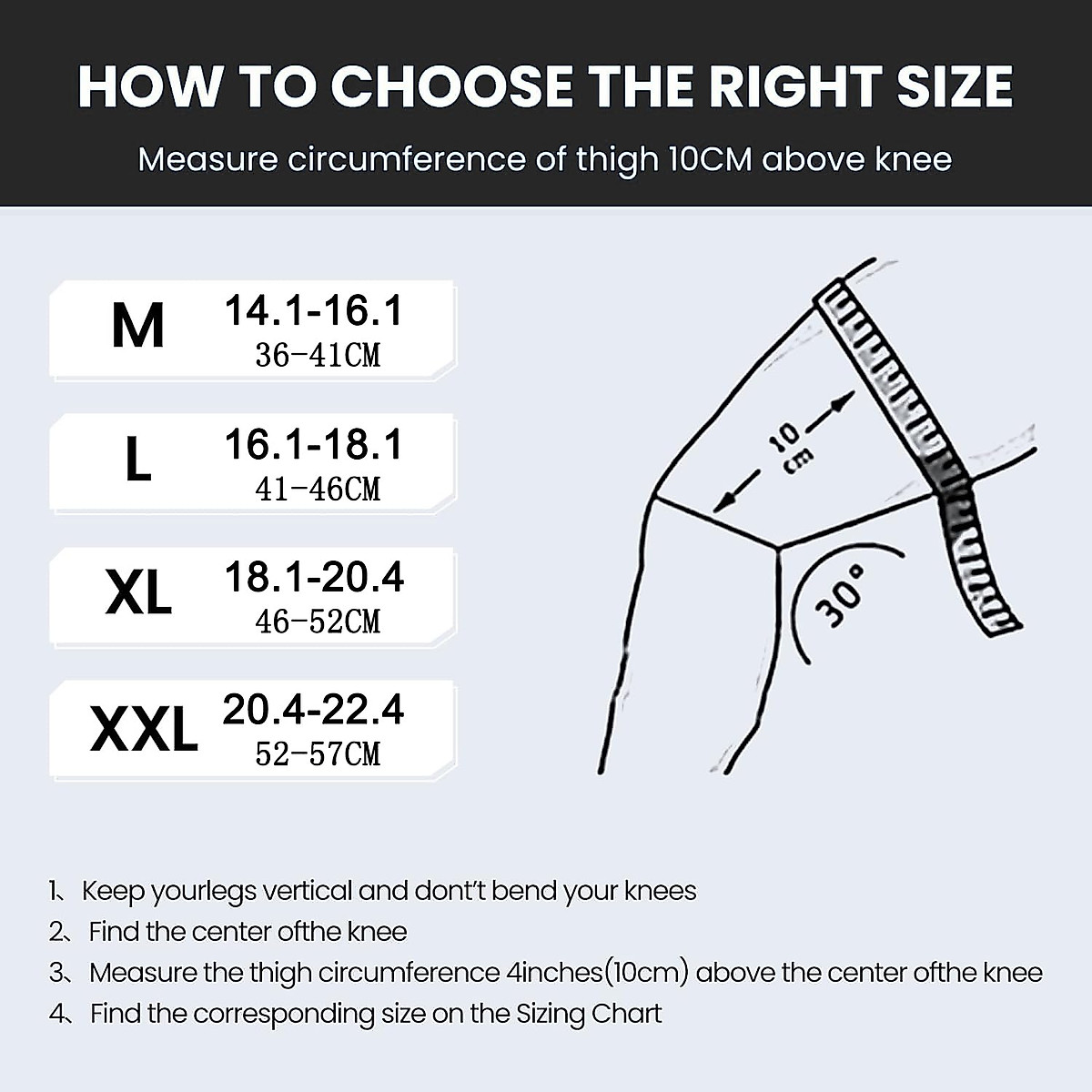 Knee Brace with Side Stabilizers, Professional Knee Compression Support Brace for Men Women, Adjustable Knee Wrap with Patella Pad, Relief Pain for Meniscus Tear ACL MCL Arthritis Injuries (Black, L)