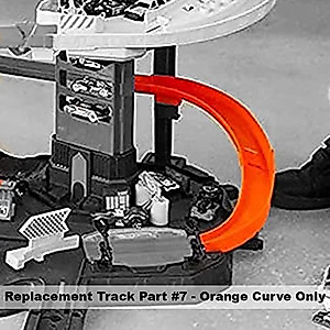 Replacement Parts for Hot Wheels City Ultimate Garage GJL14 - Die-Cast Cars Playset ~ Replacement Track Part #7 - Orange Curve