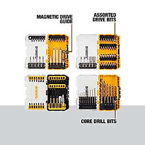 DEWALT Screwdriver Bit Set and Drill Bit Set, 100-Piece Master Set, For All Your Jobsite Needs (DWA2FTS100)