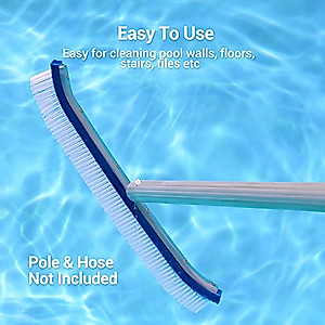 Aiper 4 in 1 Swimming Pool Cleaning Kit, Pool Brush, Pool Vacuum Head, Skimmer Leaf Net, Pool Dispenser, Perfect for Above-Ground/In-ground Pools, Fountains, Walls, Tiles & Floors (Pole NOT Included)