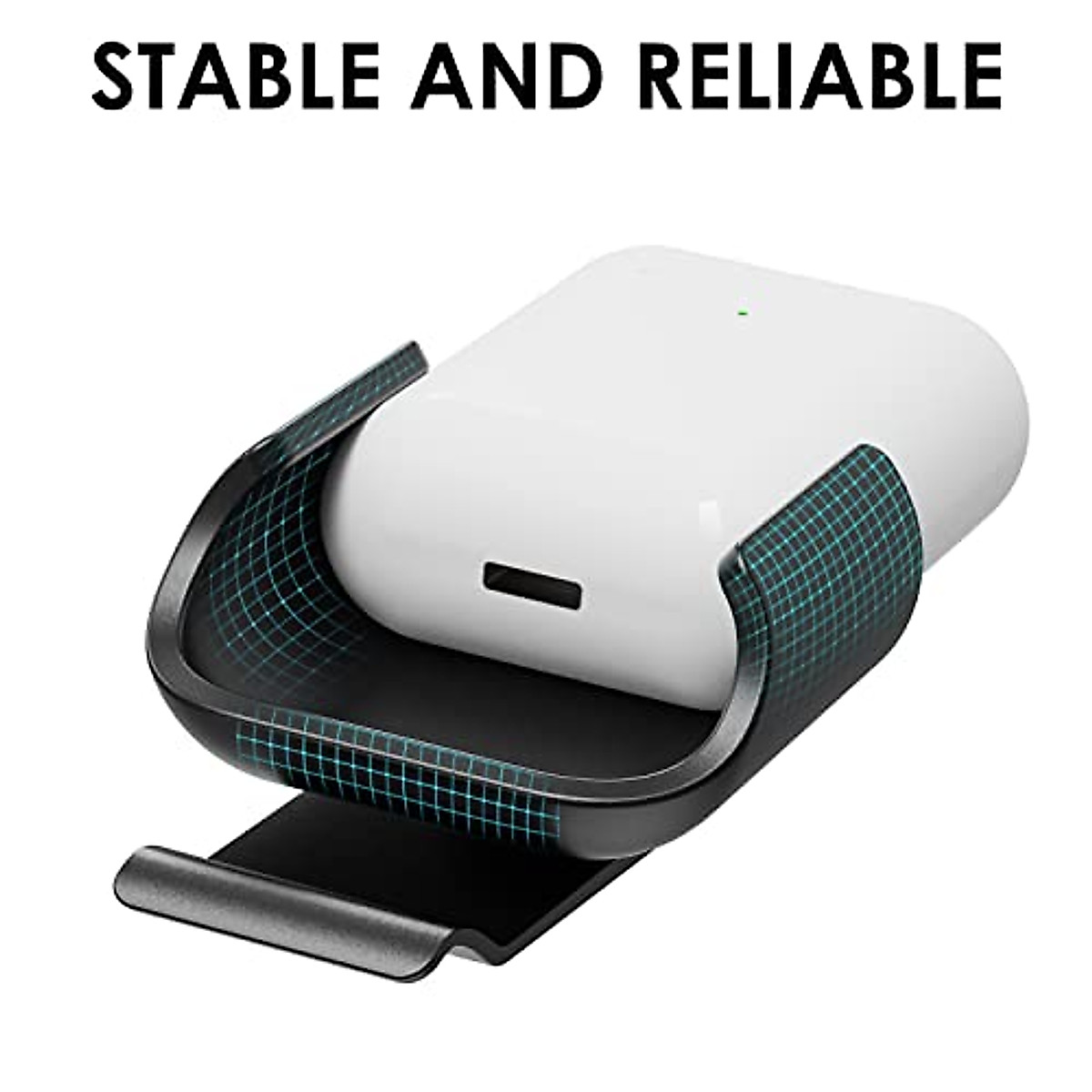 Geekria 2 Pack Earbuds Case Ultra Light Belt Clip Pocket Holder, Compatible with APPL AirPod, AirPod 2 True Wireless Earbuds, Charging Port Accessible (Black)