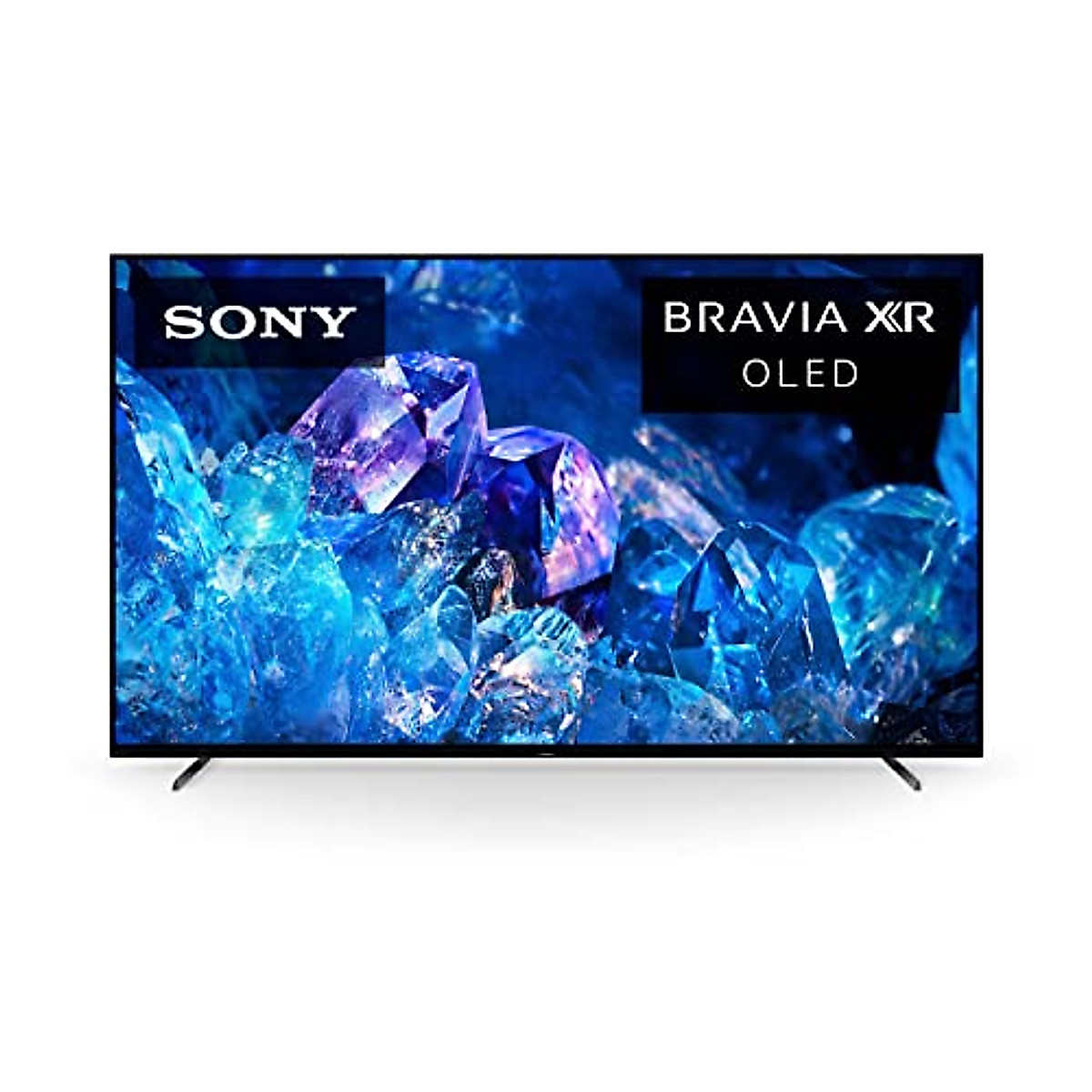 Sony XR77A80K 77" 4K Bravia XR OLED High Definition Resolution Smart TV with an Austere 7S-PS4-US1 4-Outlet Power with Omniport USB (2022)