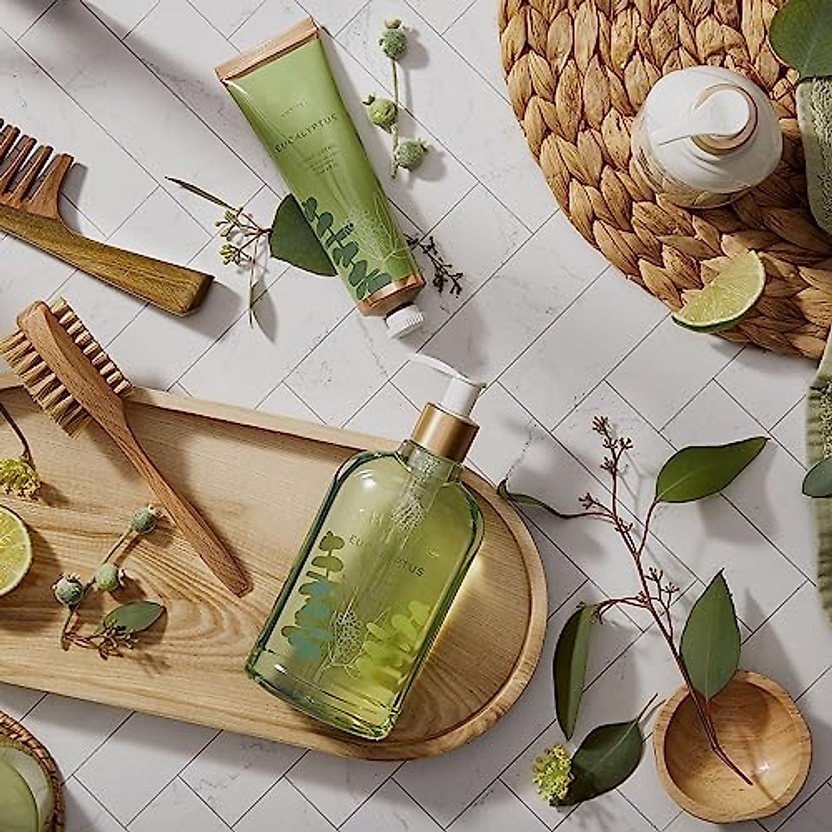 Thymes - Eucalyptus Body Wash - Luxury Shower Gel for Men & Women - 9.25 oz