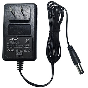 eeTao 42V AC/DC Adapter Charger Compatible with Hiboy Model DK1 36V 4Ah Lithium Li-ion Battery 300W Electric Dirt Bike Kids Motorcycle Toy GPO GA19-4201000US GA194201000US 42VDC Power Supply Cord