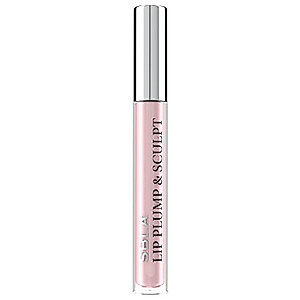SBLA Beauty Lip Plump & Sculpt, Hydrating Lip Plumper Gloss, Instantly Plumps Lips & Creates Fuller Pout, Baby Glow (Light Pink), 0.11 Oz