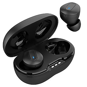 Works for G4 Beat Wireless V5.1 Bluetooth Earbuds Compatible with LG G4 Beat with Extended Charging Bank case for in Ear Headphones. (V5.1 Black)