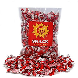 Tootsie Roll Frooties All Reds 4 Flavor Variety Bag - Sour Cherry - Fruit Punch - Strawberry - Watermelon - 28oz (1.75Lbs) of All Red Colors - Bulk Candy Individually Wrapped Taffy - Snack Hotline