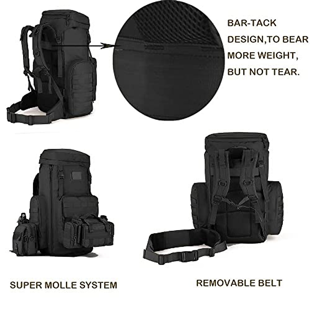 Extra Large Waterproof Hiking Backpack | 70L/85L Durable Rucksack