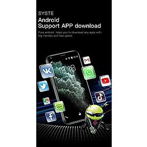 Truely Super Mini Smartphone, SOYES XS11 Unlocked, 3G WCDMA Android Mobile Phone 2.5 Touch Screen 1GB RAM 8GB ROM Dual SIM