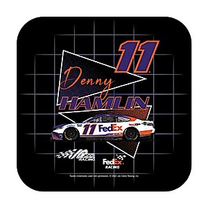 R and R Imports Nascar #11 Denny Hamlin 4-Inch Vinyl Decal Sticker retro design