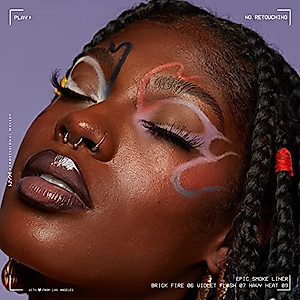 NYX PROFESSIONAL MAKEUP Epic Smoke Liner, Vegan Smokey Eyeliner - Brick Fire (Brick Red)