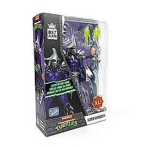 The Loyal Subjects Teenage Mutant Ninja Turtles BST AXN Limited Edition SDCC 2023 Super Shredder Glow-in-The-Dark 8-inch XL Action Figure