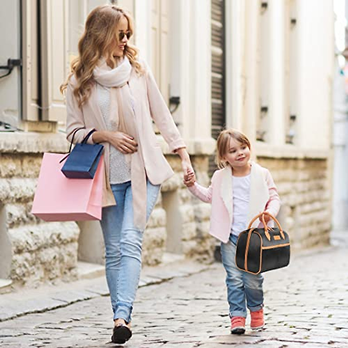 Tirrinia Lunch Bag Women Box Insulated Men Lunchbox Adults, Insulated Bag women Box Freezable Adult Cute Large Tote Cooler, Lunch Women Bag for Work, Picnic, Best Independence Day Gift, Black