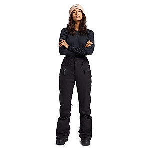 Burton Womens Marcy High Rise Pant, True Black, X-Large