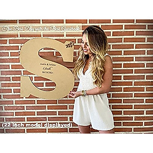 Wood Letter Wedding Guestbook | Personalized Wedding Sign | Modern Wedding Decor | Guest Book Alternative | Event Sign in