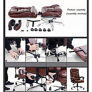 RILOOP Office Chair for Lumbar Support with Swivel Ergonomic Executive Chair Dining Room Computer Gaming Chair Learning Desk Chair Meeting Chair Living Room