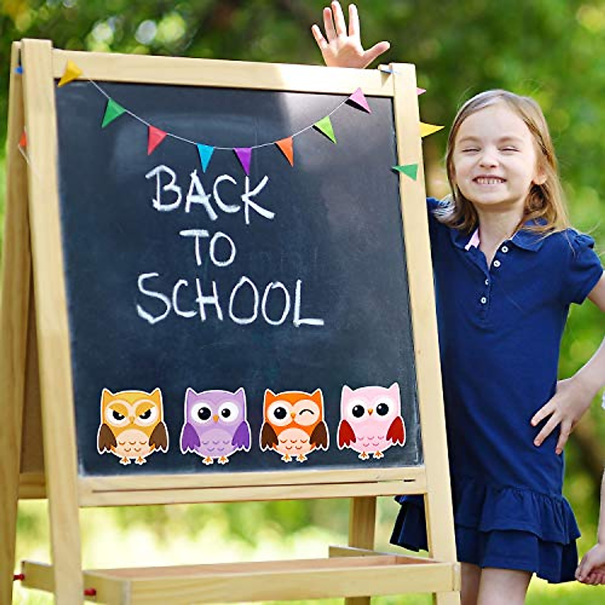 Colorful Owls Cutouts for Classroom & Party Decor