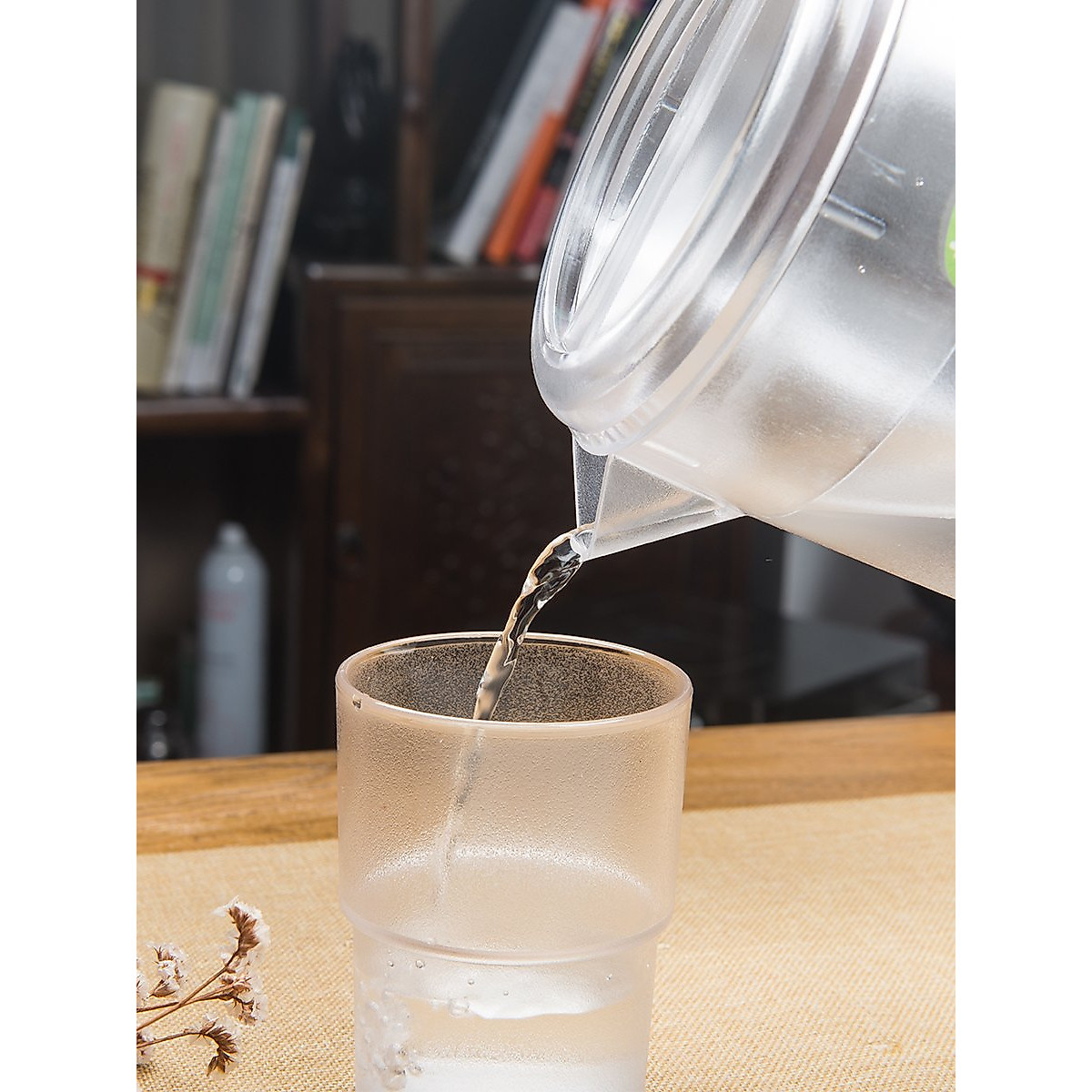 HERF Polycarbonate Plastic Water Pitcher Pot Jug 1.5L Transparent …