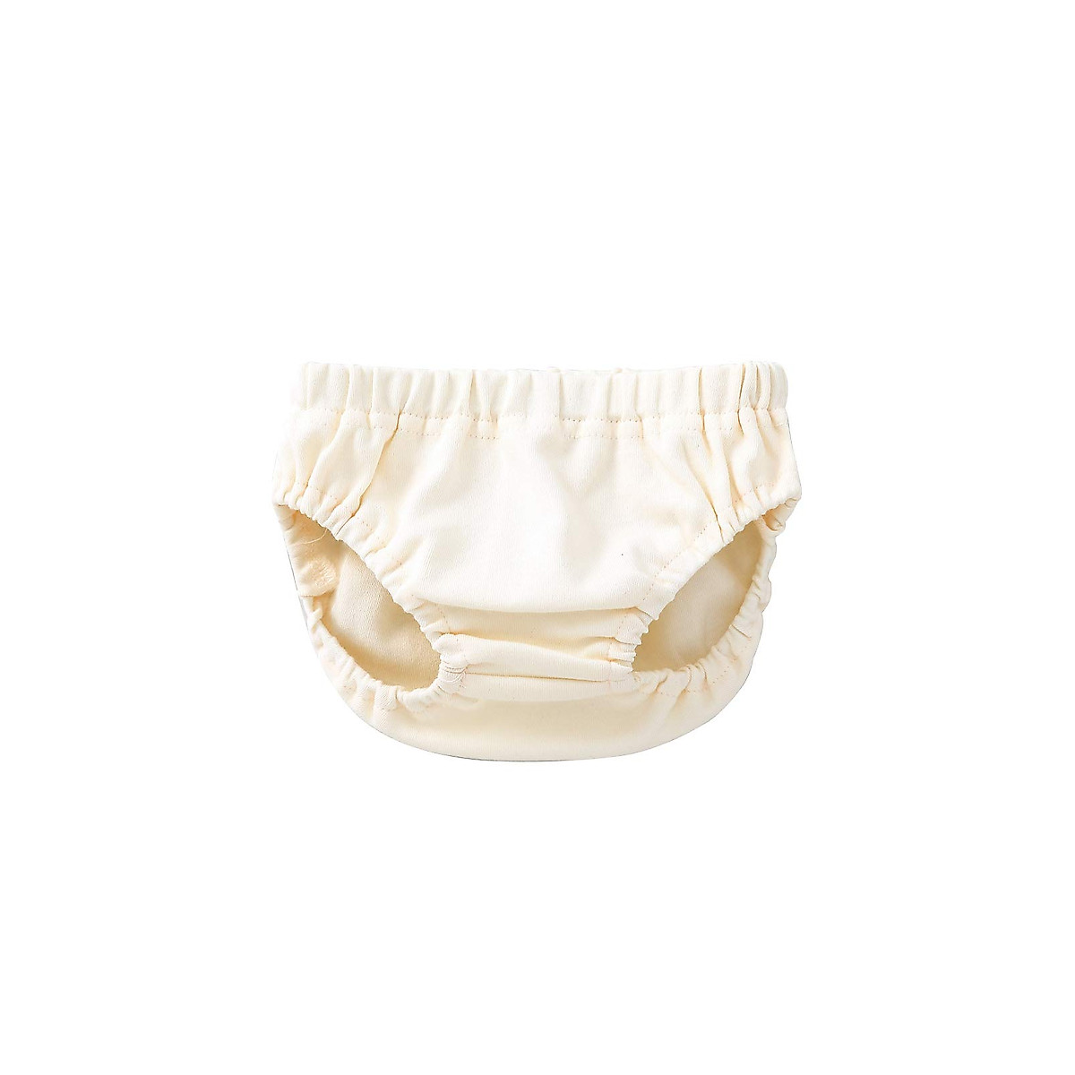 pureborn Baby Girl Dress Infant Long Sleeve Peter-pan Collar Spring Fall Cotton Playwear Dresses Beige 0-3 Months