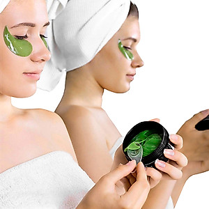 Aloe Vera Eye Treatment Mask (30 Pairs) Reduces Puffiness, Wrinkles, Puffy and Bags Under Eyes, Lightens Dark Circles, Undereye Patches Moisturizes and Anti Aging Skin, Hydrogel Pads with Collagen