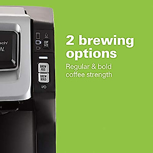 Hamilton Beach Gen 3 FlexBrew Single-Serve Coffee Maker with Removable Reservoir, Compatible with Pod Packs and Grounds, 40 oz., 3 Brewing Options, Black