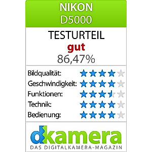 Nikon D5000 Appareil photo numérique Reflex 12.3 Kit Objectif AF-S DX VR 18-55 mm Noir