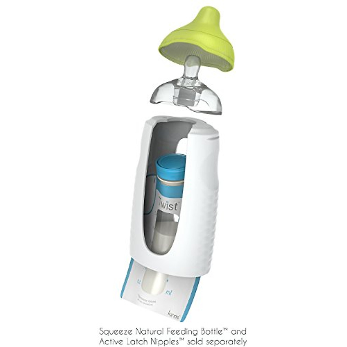 Kiinde Twist Pouch Direct-Pump Direct-Feed Twist Cap Breast Milk Storage Bag for Pumping, Freezing, Heating and Feeding, Pre-Sterilized, Breast Feeding Essentials, 6 Ounce, Pack of 20