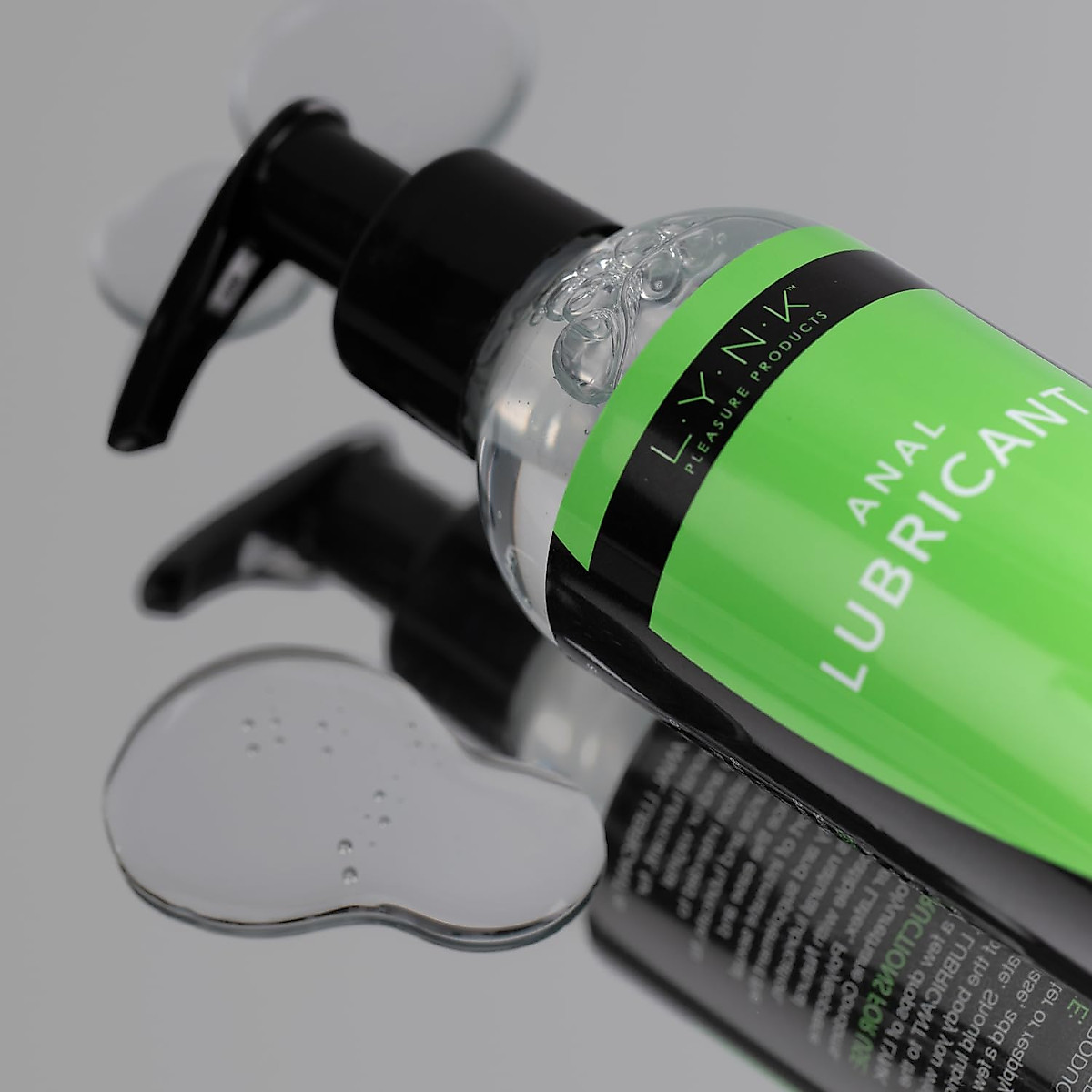 LYNK Water Based Personal Lubricant, Lasts Long Easy to Clean, Lubricant for Privacy w/Latex & Silicone, Men Women Couples Solo Play, 8 oz