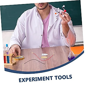Gatuida 1 Set Battery Experiment Kit Experiment Tools Copper Anode Fruit Battery Experiment Supplies Fruit Battery Experiment Plates Electrode Material Copper Plate Electrode Strips Zinc