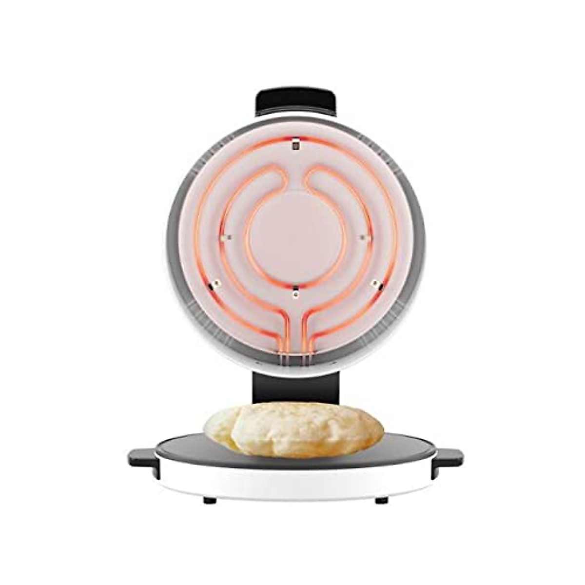 EKLART Electric Nonstick Pizza Maker,Pizza Oven 12-inch / 30cm, Double-Sided Nonstick Heating Plate, Perfect for Pizzas/Pancake/Nachos/Fajitas/Omelettes,White