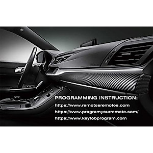 Pack of 2 Key Fob 6 Button Mushan Car Ignition Key Replacement FCC ID M3N5WY783X Fits for Grand Cherokee 2008-2013,for Dodge Ram 1500 2500 3500 2008-2010, for Chrysler Town & Country 2008-2015