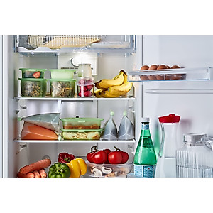 Lxe9kuxe9 Lekue Reusable Silicone Food Storage Box Container set of 3. Set includes: 0.2L, 0.5L, 1.0L