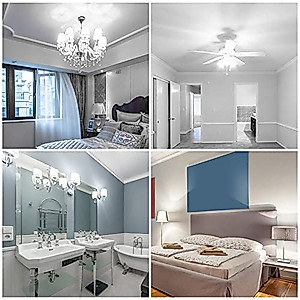 DUMILOO E11 Led Bulb Dimmable, 75 Watt Halogen Equivalent, 7W Daylight White 6000K, T4 Mini Candelabra Base, JDE11 120V 75W for Ceiling Fans, Chandeliers, Cabinet Lighting, Pack of 4