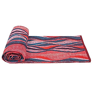 ANNINGWAX 100% Cotton African Ankara Print Fabric African Party Clothing Red Fabric 6 Yards