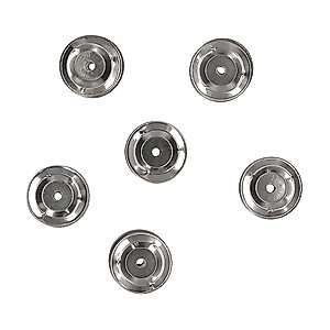 Docona Tambourine Bell Ring 50pcs Tambourine Bell Ring Jingle Bell Stainless Steel for Handbell Tambourine Church Tambourines