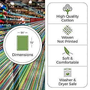 Pure Country Weavers Oak Woods Camo Blanket - Lodge Cabin Gift Tapestry Throw Woven from Cotton - Made in The USA (72x54)