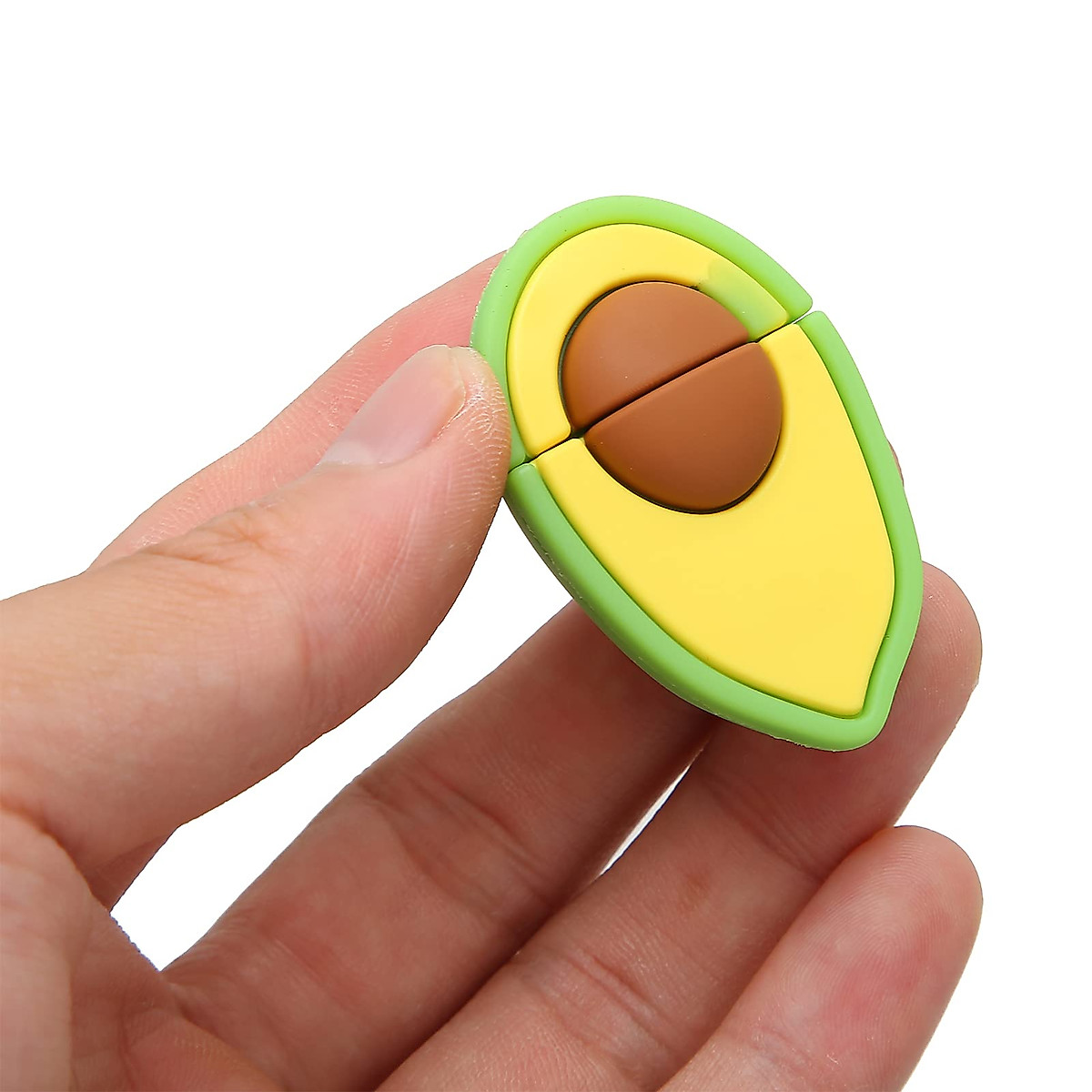 U Disk USB2.0 Cute, Cartoon Avocado Flash Drive Pattern Gift Computer Memory Accessories for Computer Thumb Drive USB Jump Drive Data Storage Business Gift(128GB)