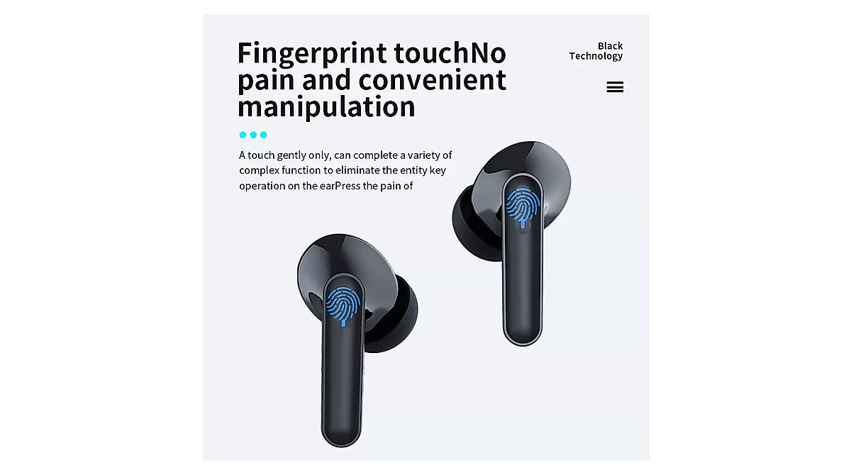 Barook Bluetooth Earbuds with Noise Reduction & LED Screen