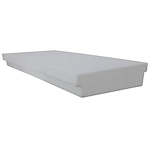 RecPro 47 Gallon RV Water Tank 56" x 30" x 7 3/4" | 1339 | Fresh Water Tank | Optional Fittings Kit (with Fittings Kit) | Made in America