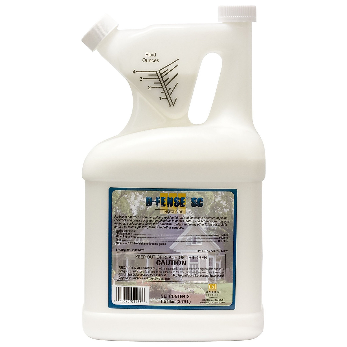 CSI D-FENSE SC Insecticide CONC GAL, 82002478