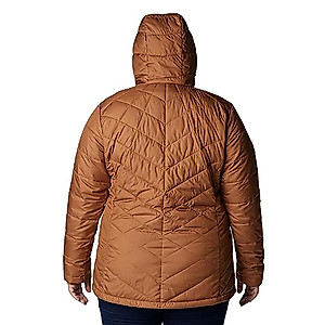 Columbia Women's Heavenly Hooded Jacket, Camel Brown, Large