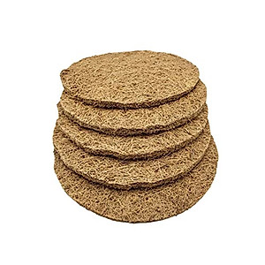 balacoo Bird Nest Mat Breeding Egg Pad Breathable Coconut Fiber Nesting Mat for Racing Pigeon Bird Breeding Supplies 15pcs